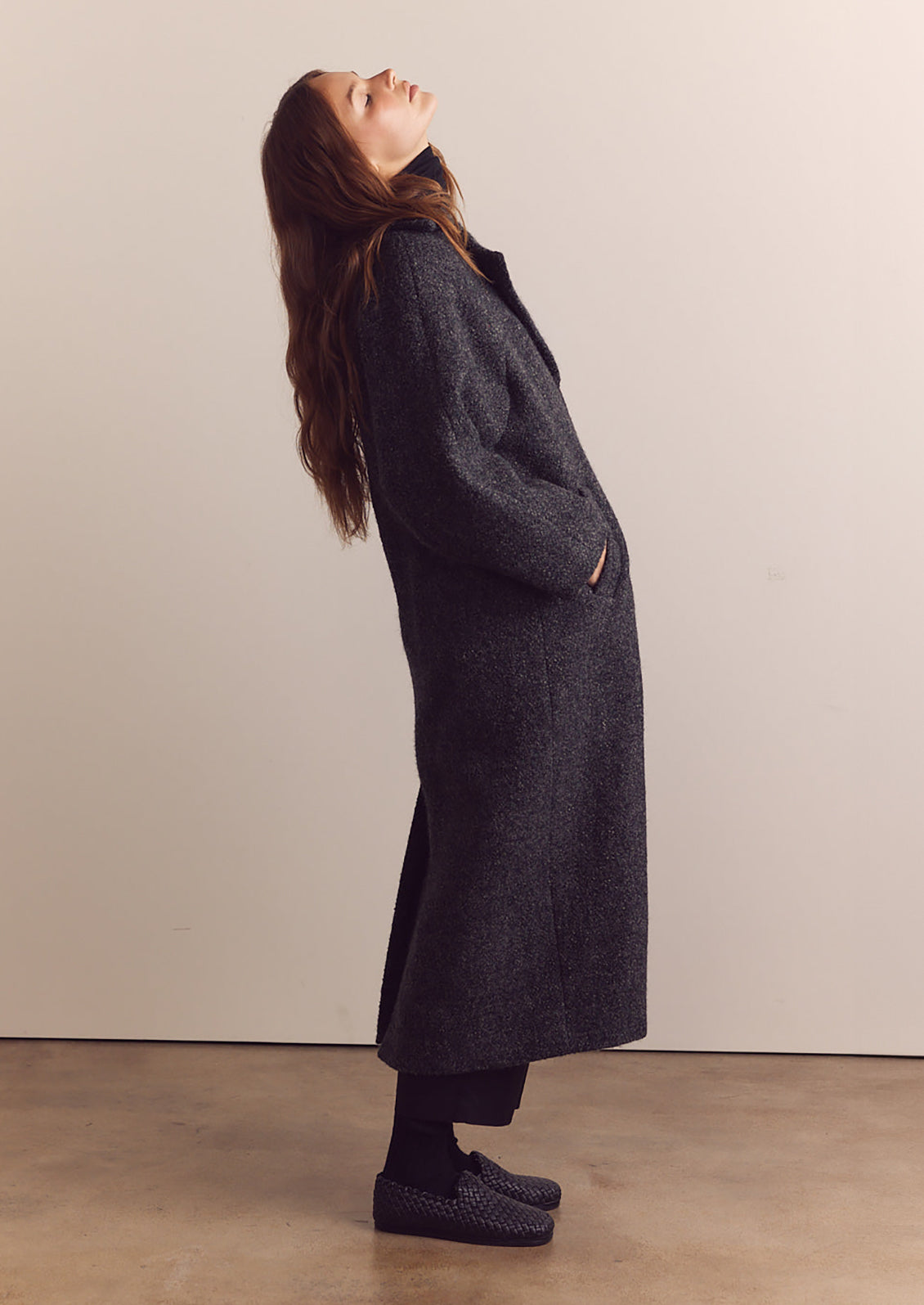 Wool Melange Oversized Coat – LEIF