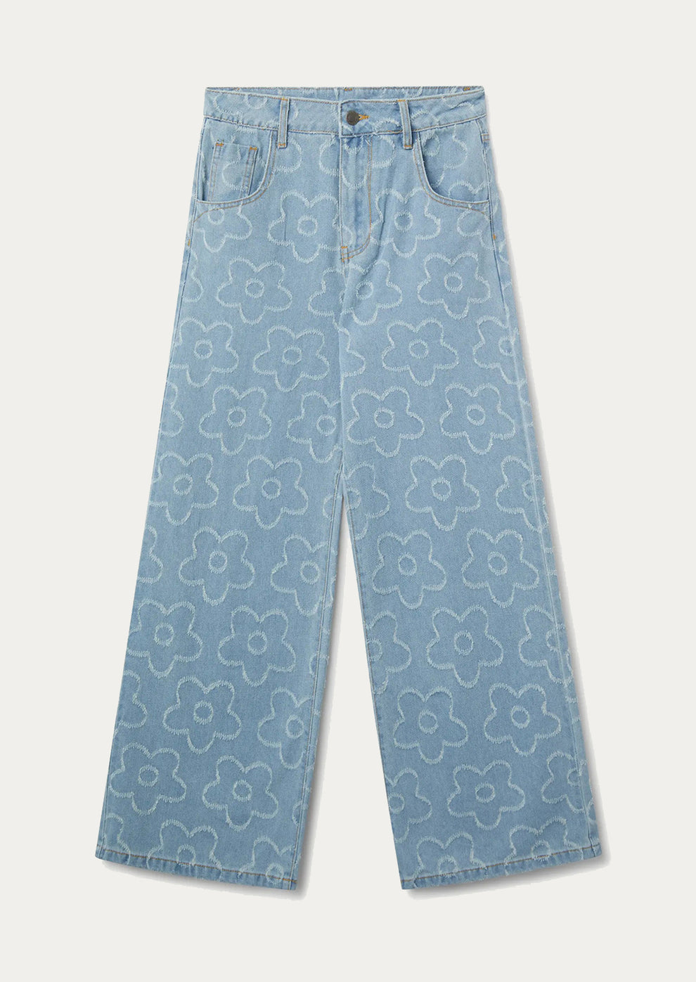 Anthea Flower Pattern Jean – LEIF