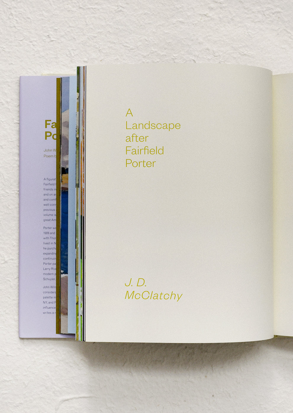 Fairfield Porter Book – LEIF