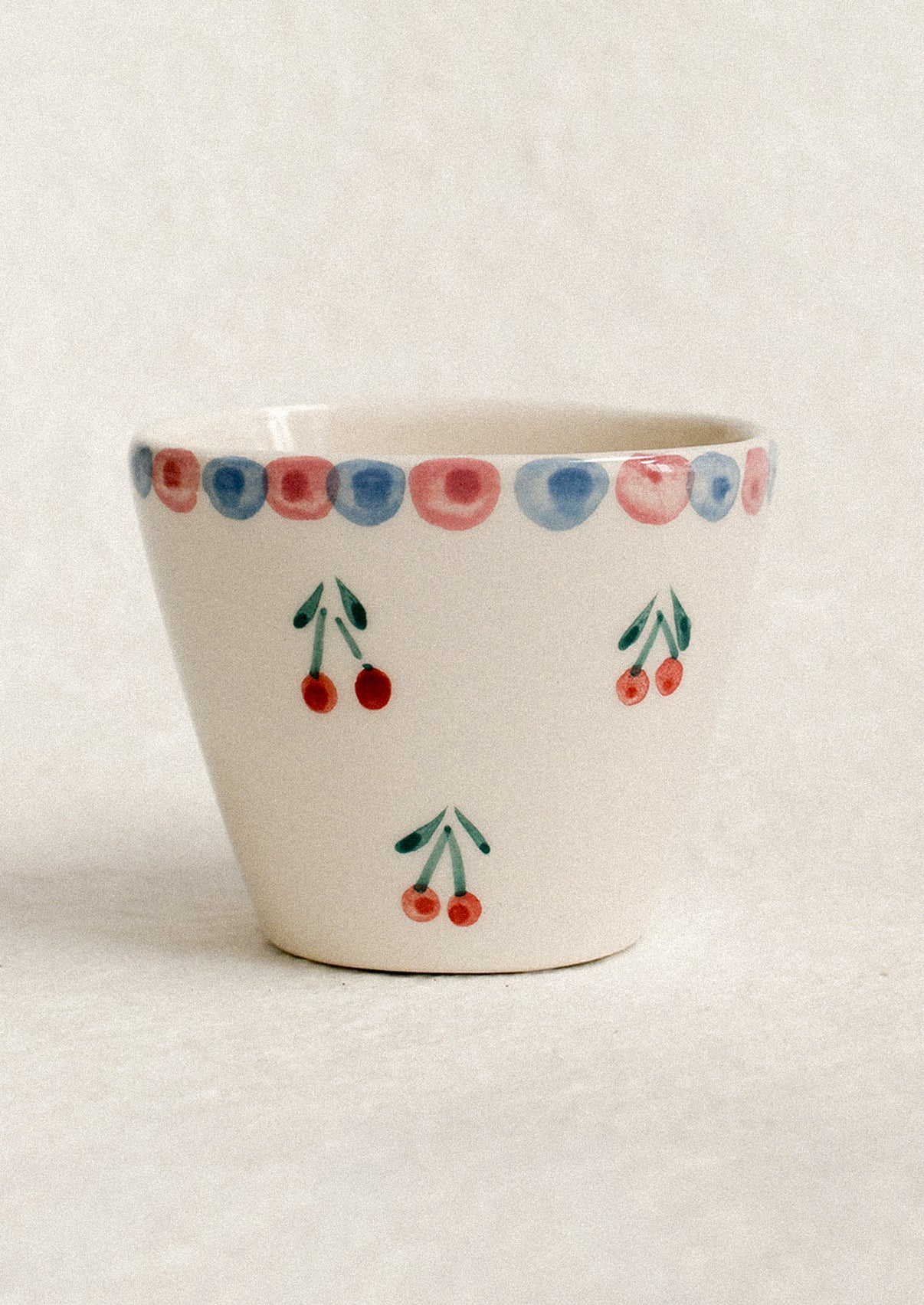 Cherries Mini Ceramic Cup – LEIF