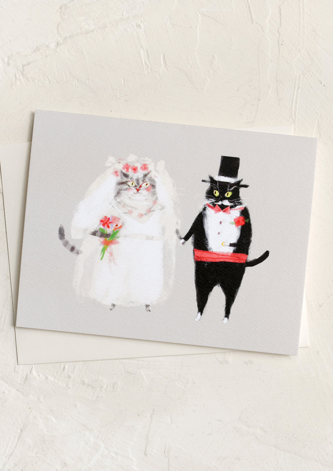 Bride & Groom Cats Card | LEIF