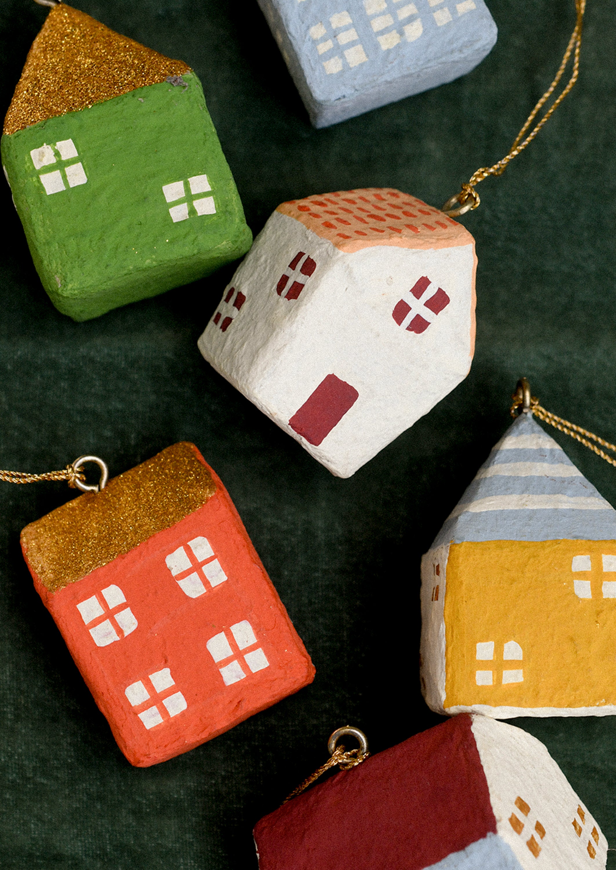 Paper Maché House Ornament – LEIF