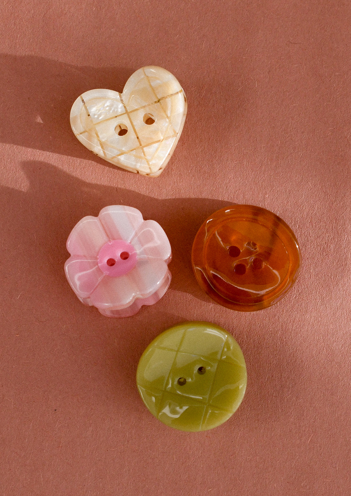 Buttons Mini Hair Claw Set | LEIF