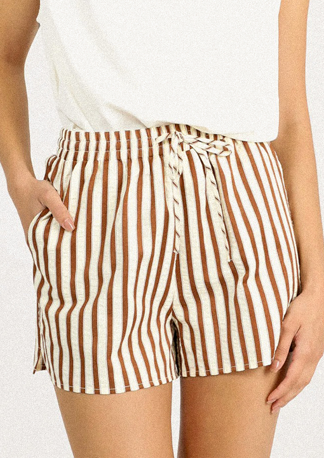 Graham Stripe Cotton Shorts – LEIF