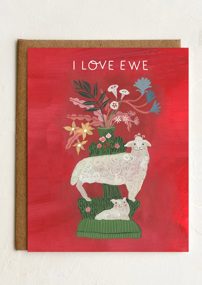 I Love Ewe Card | LEIF