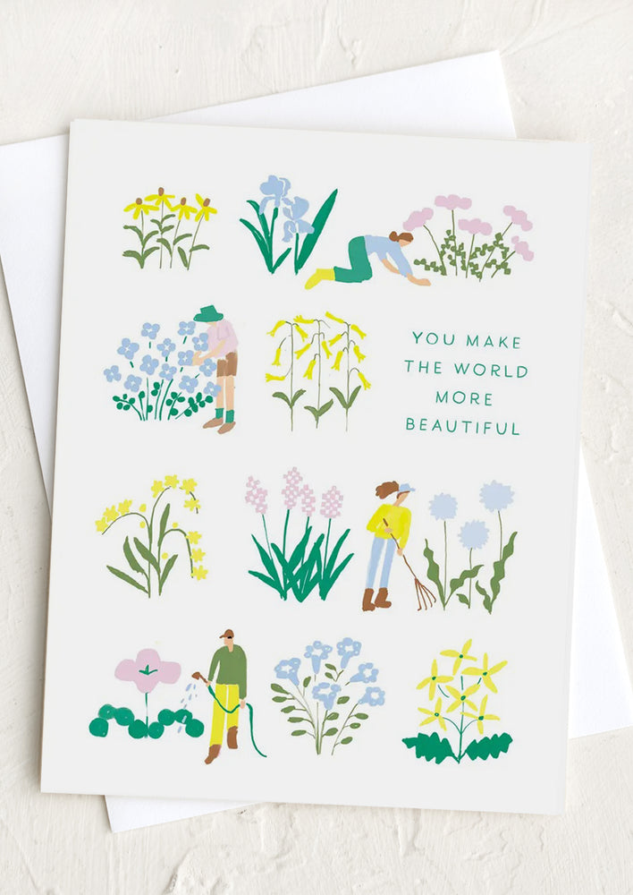 You Make The World More Beautiful Card