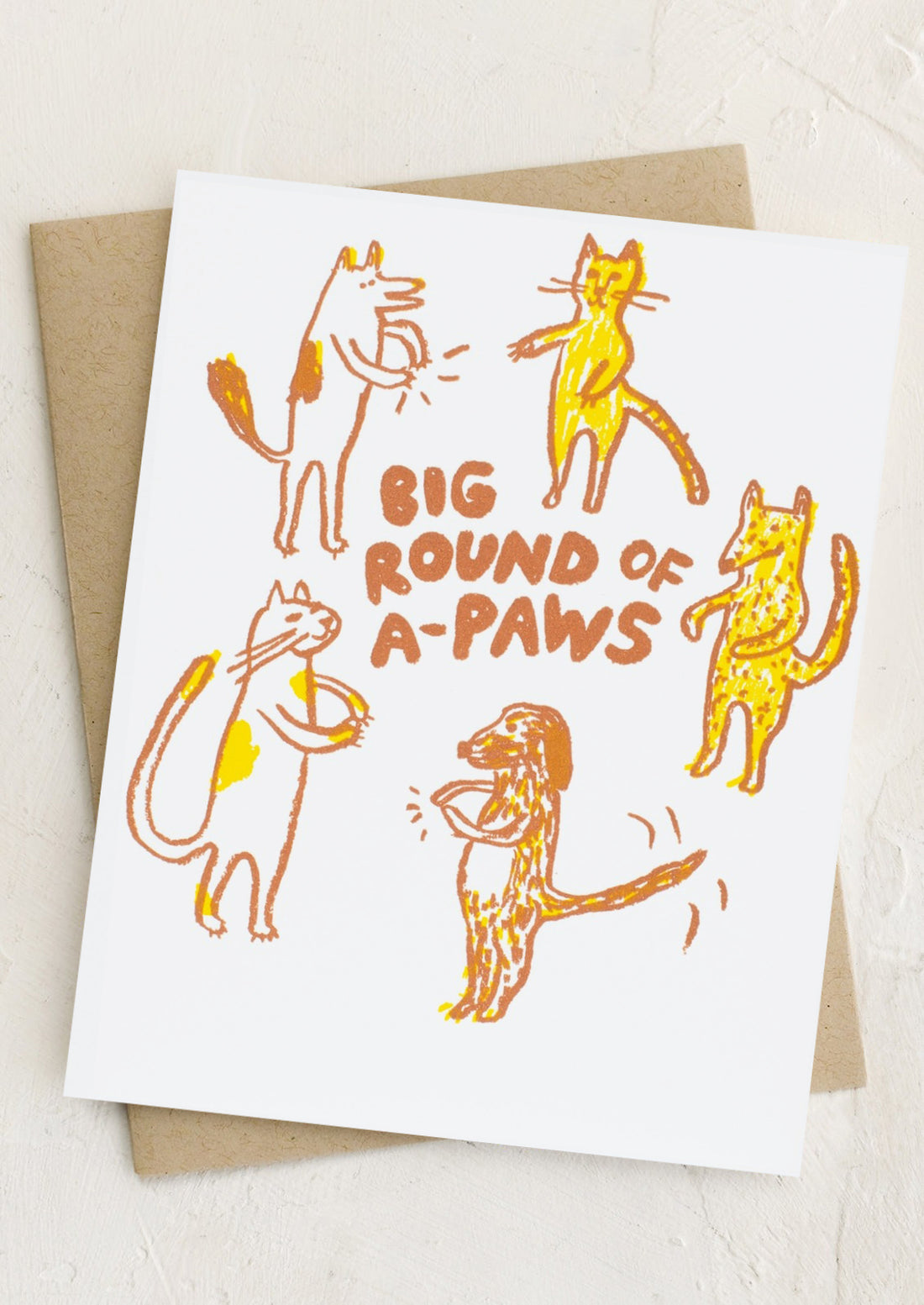 Round Of A-Paws Card – LEIF