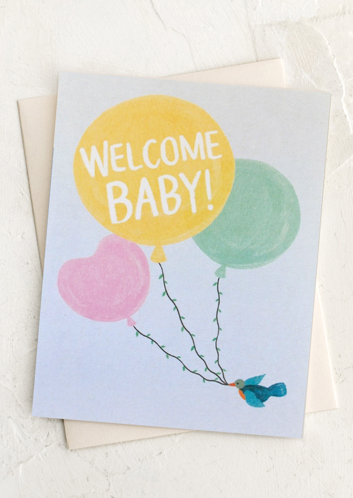 Welcome Baby Balloons Card | LEIF