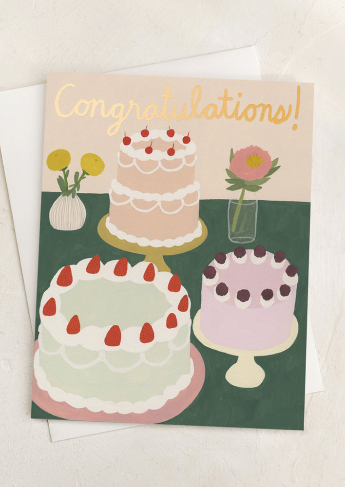 Cakes Congratulations Card | LEIF