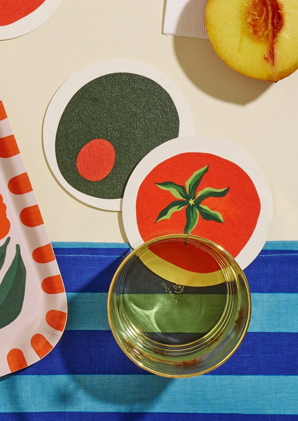 Printed Paper Coaster Set – LEIF