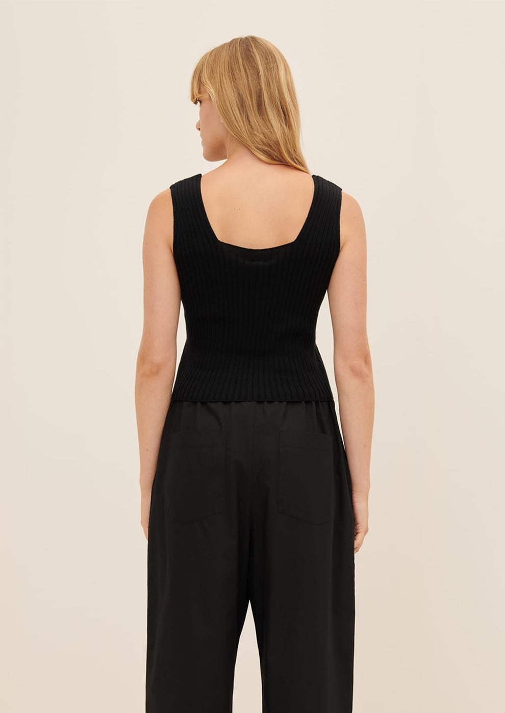 Delta Rib Cotton Singlet – LEIF