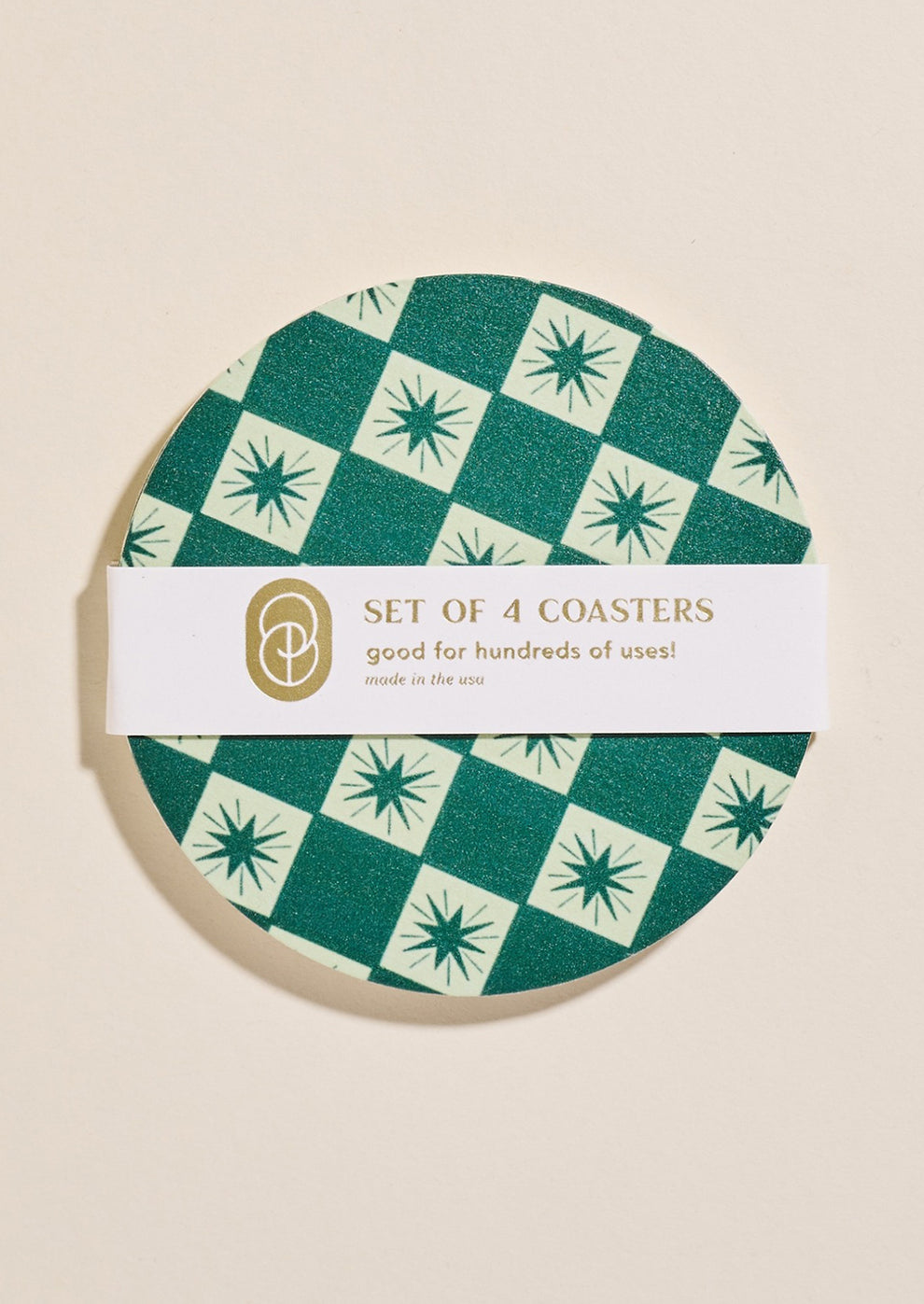 Printed Paper Coaster Set – LEIF