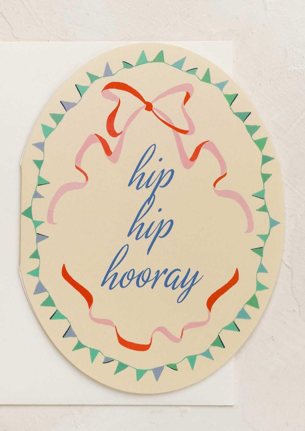 Hip Hip Hooray Bow Card by Amy Heitman | LEIF