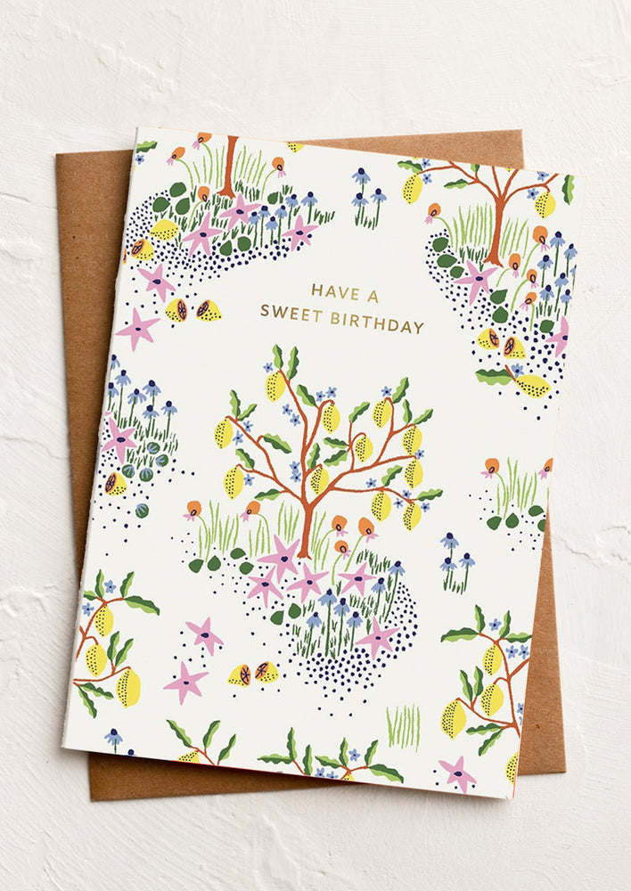 Lemon Tree Birthday Card | LEIF