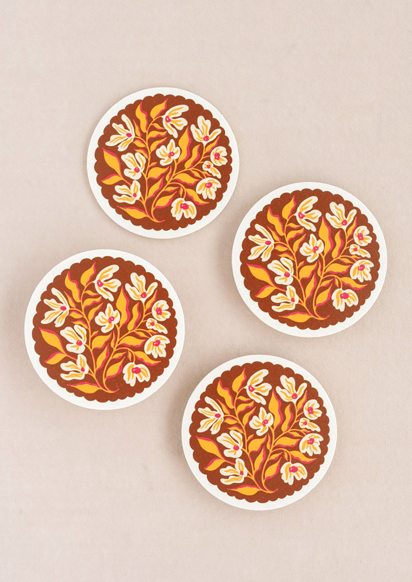 Printed Paper Coaster Set – LEIF