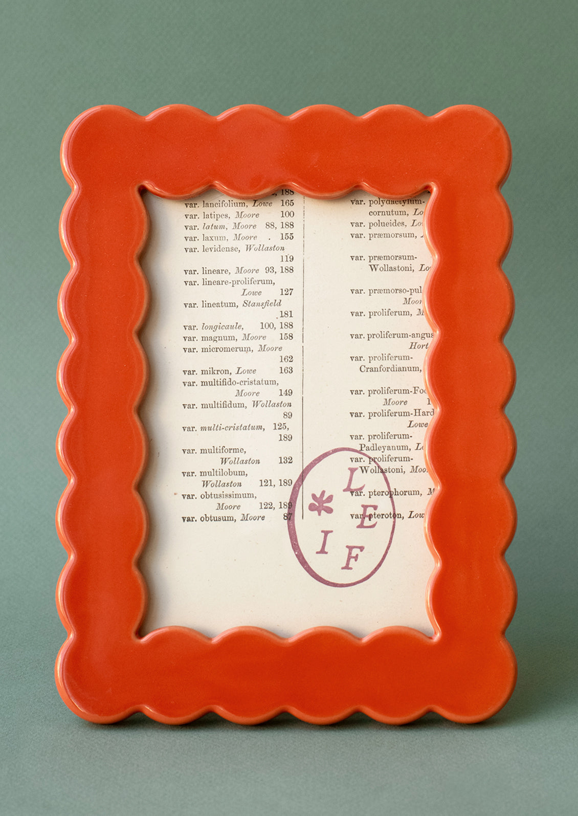 Phoebe Ceramic Picture Frame | LEIF