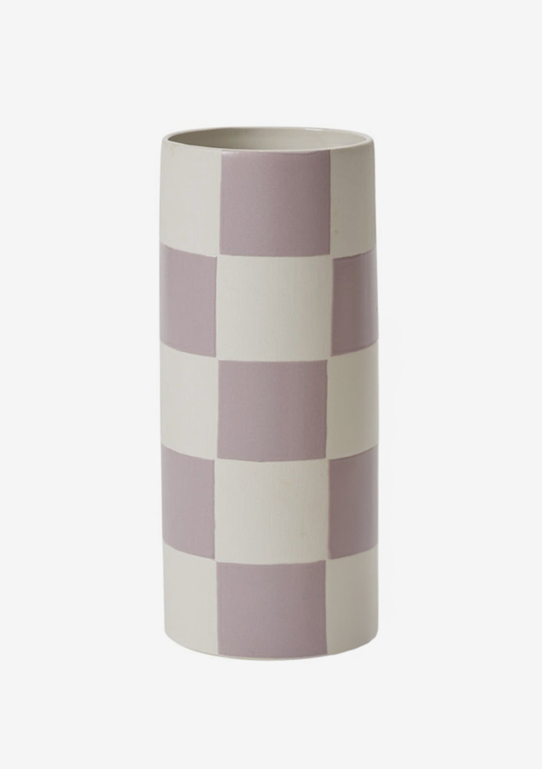 Checkered Ceramic Vase | LEIF