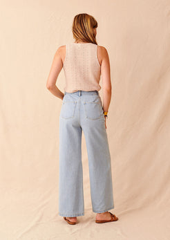 Remy Pants in Light Wash Denim – LEIF