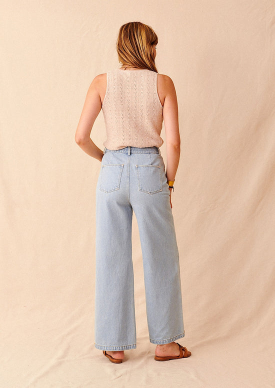 Remy Pants in Light Wash Denim – LEIF