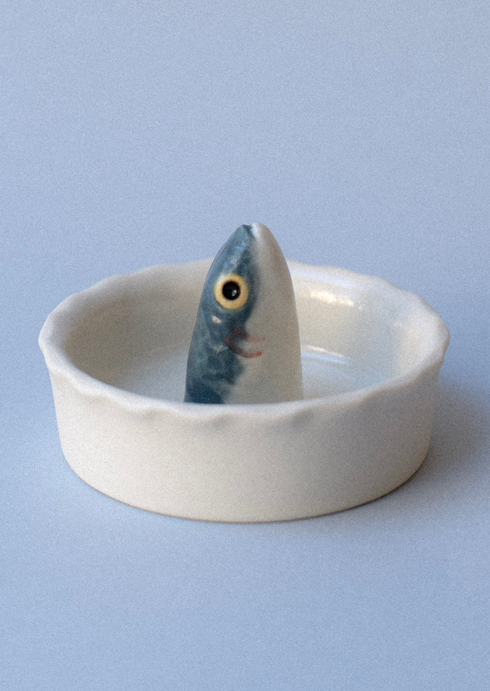 Sardine Porcelain Salt Bowl – LEIF