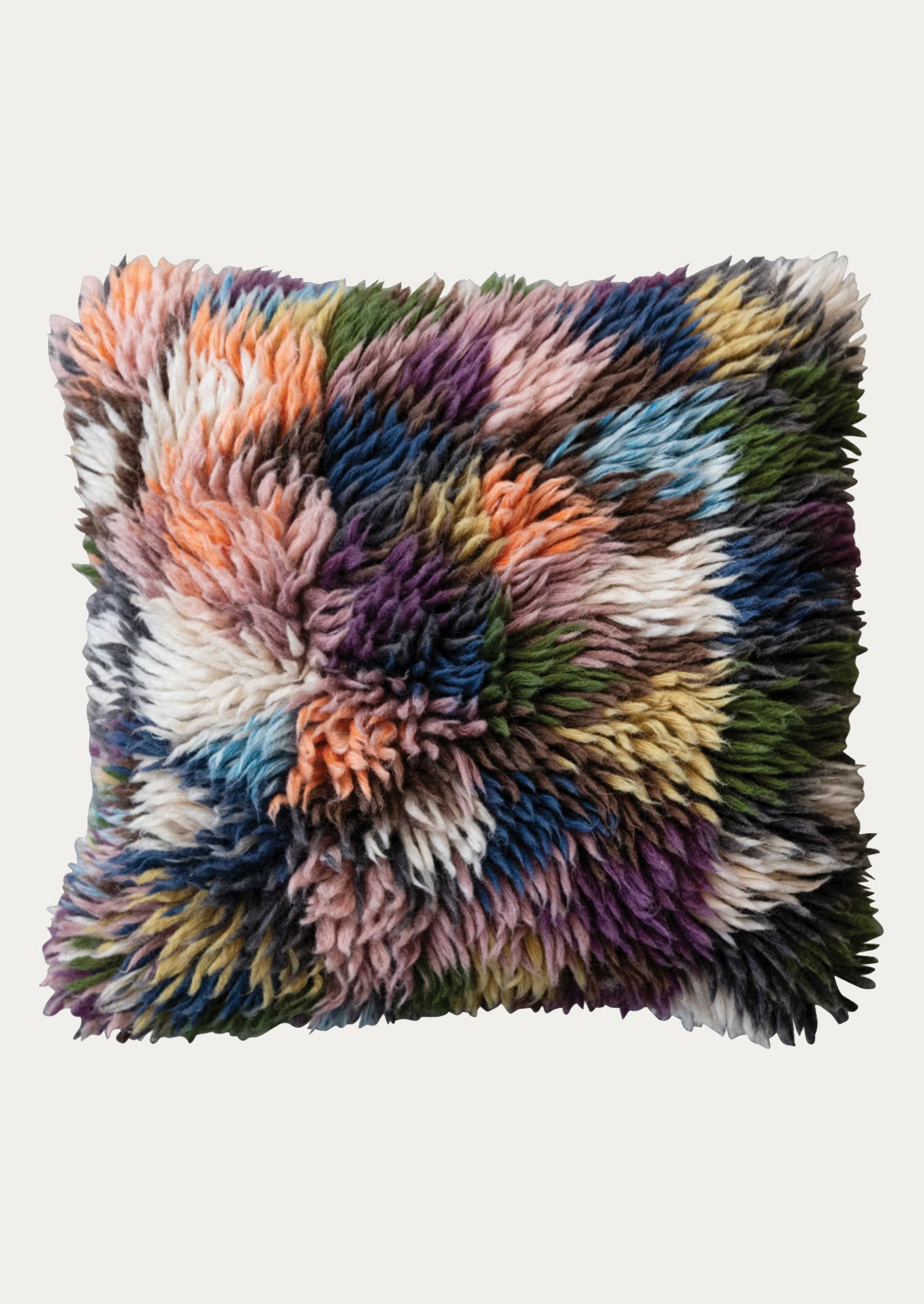 Stevie Wool Shag Pillow – LEIF