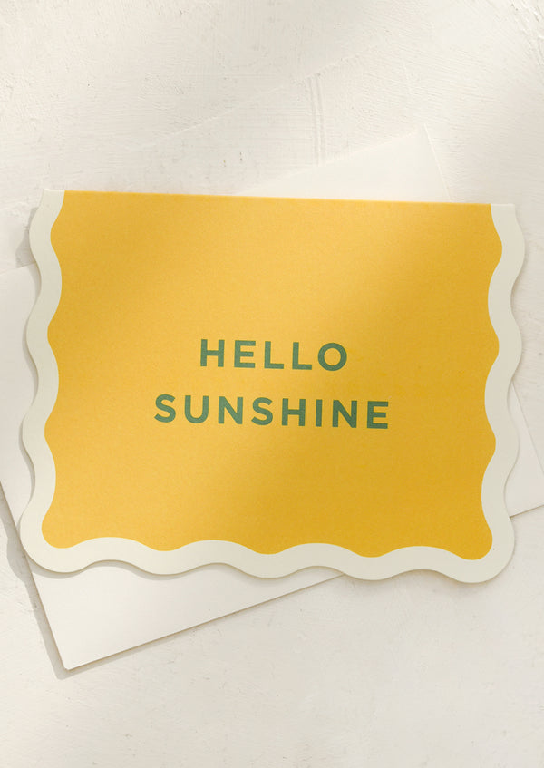 Wavy Hello Sunshine Card by Amy Heitman | LEIF