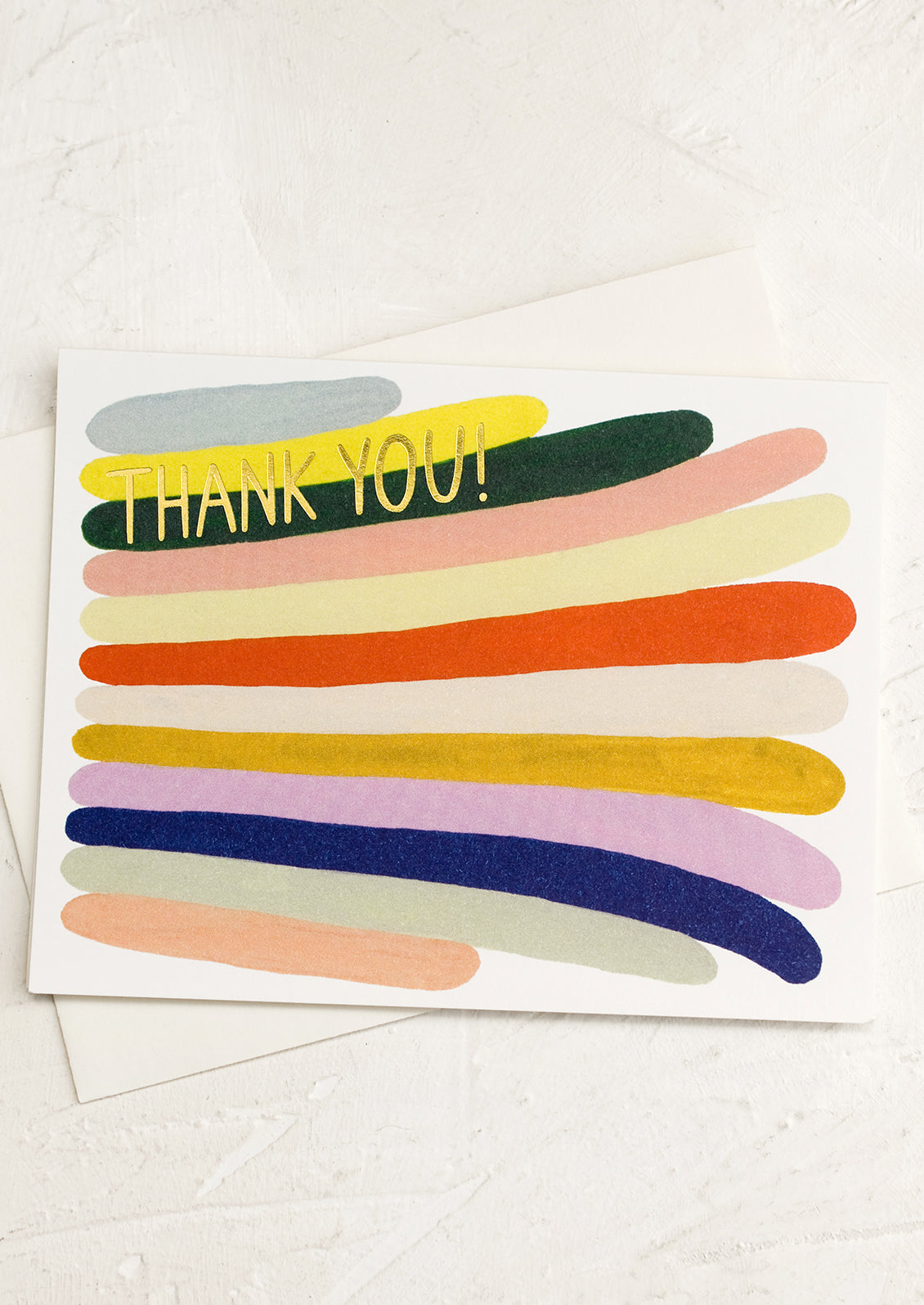 Painted Stripe Thank You Card Set