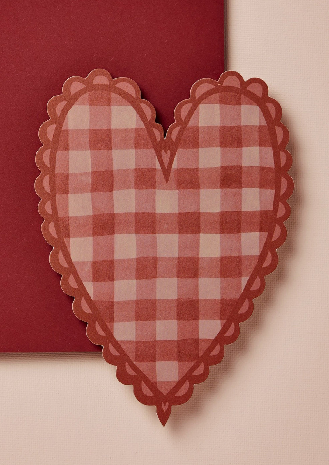 Gingham Heart Card – LEIF
