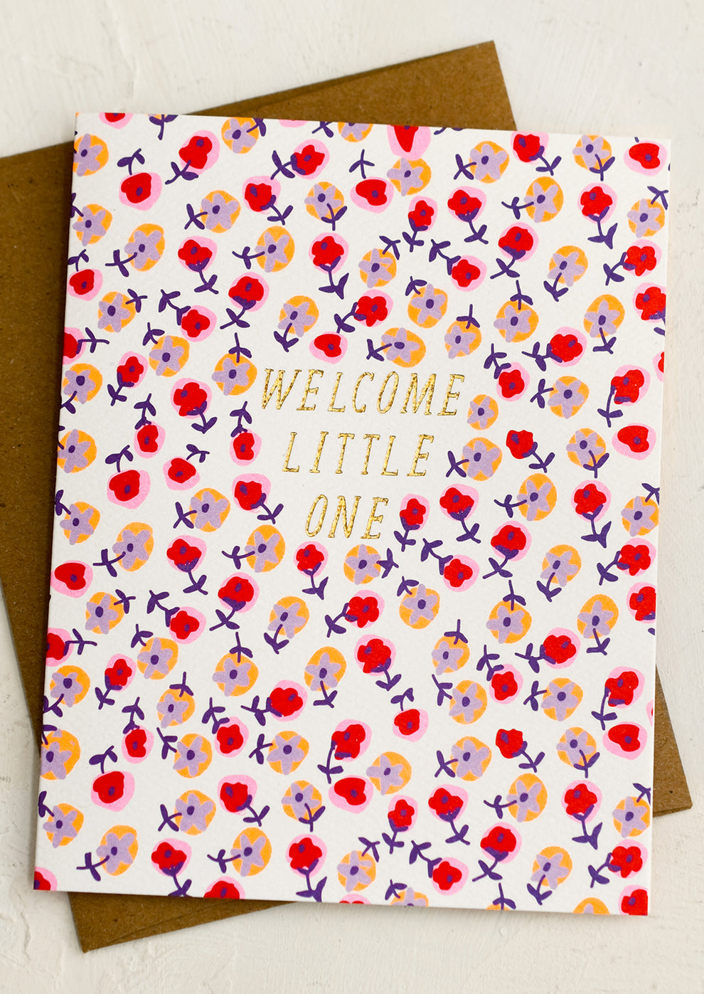 Floral Welcome Little One Card by Hartland Brooklyn | LEIF