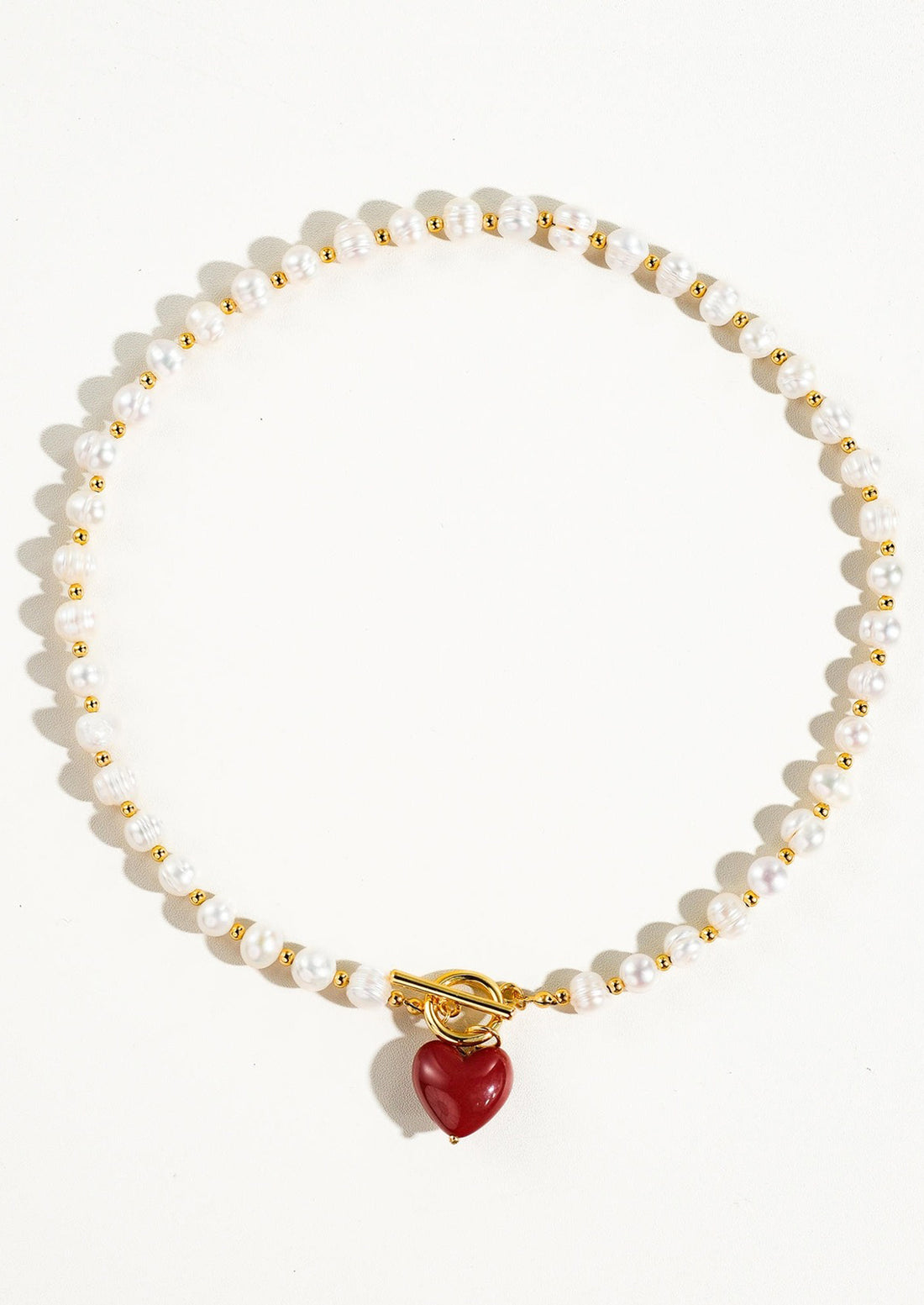 Wren Pearl Heart Charm Necklace – LEIF