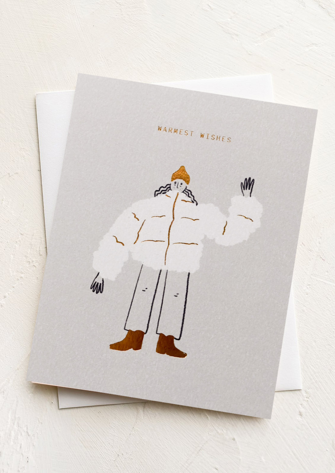 Beanie Girl Holiday Card | LEIF