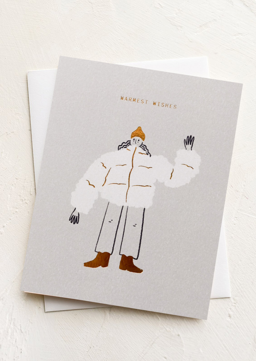 Beanie Girl Holiday Card | LEIF