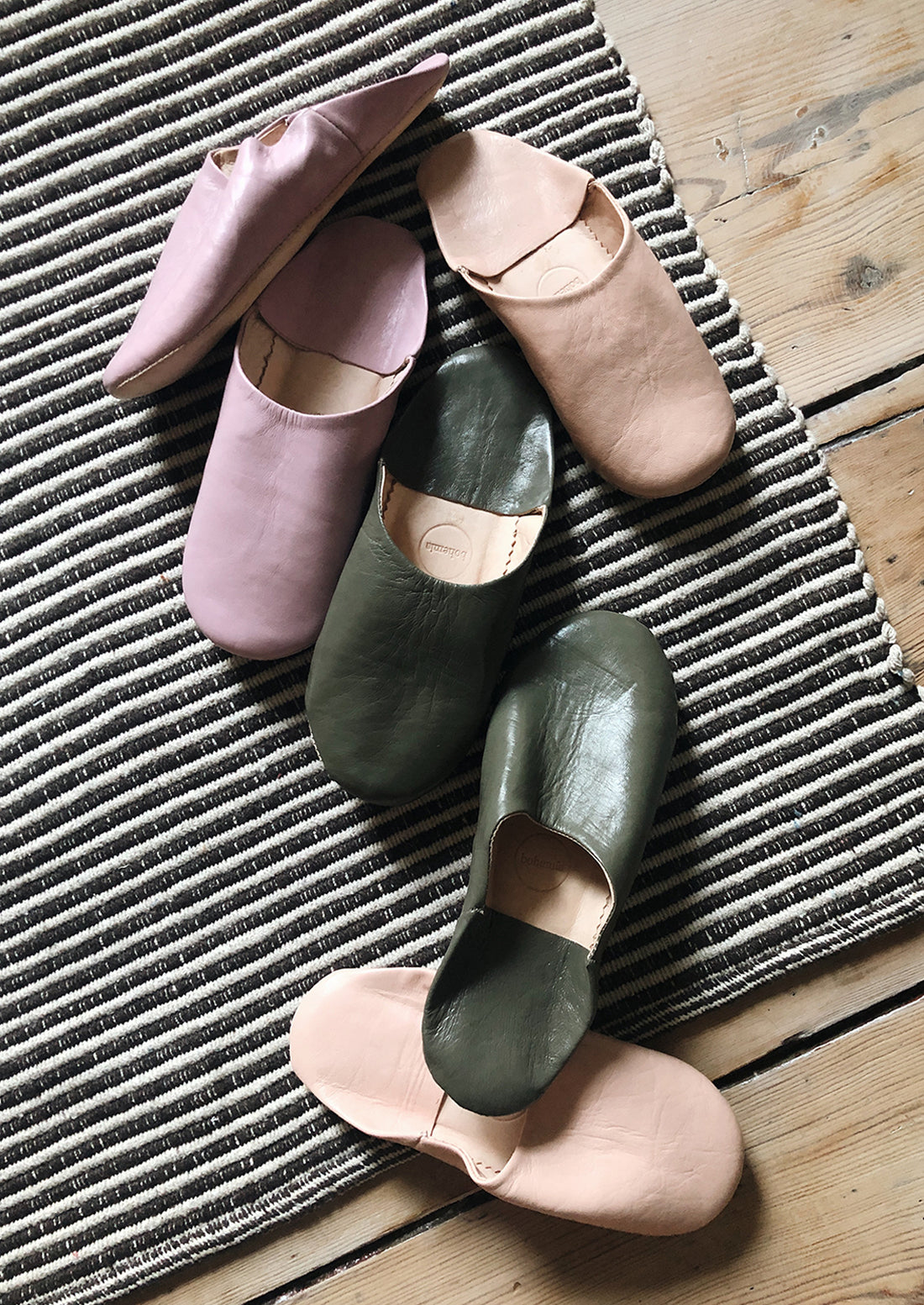 Moroccan Leather House Slippers | LEIF