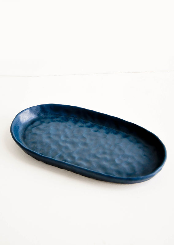 Dappled Ceramic Catchall Tray