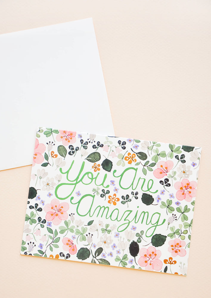 You Are Amazing Card by Red Cap Cards | LEIF