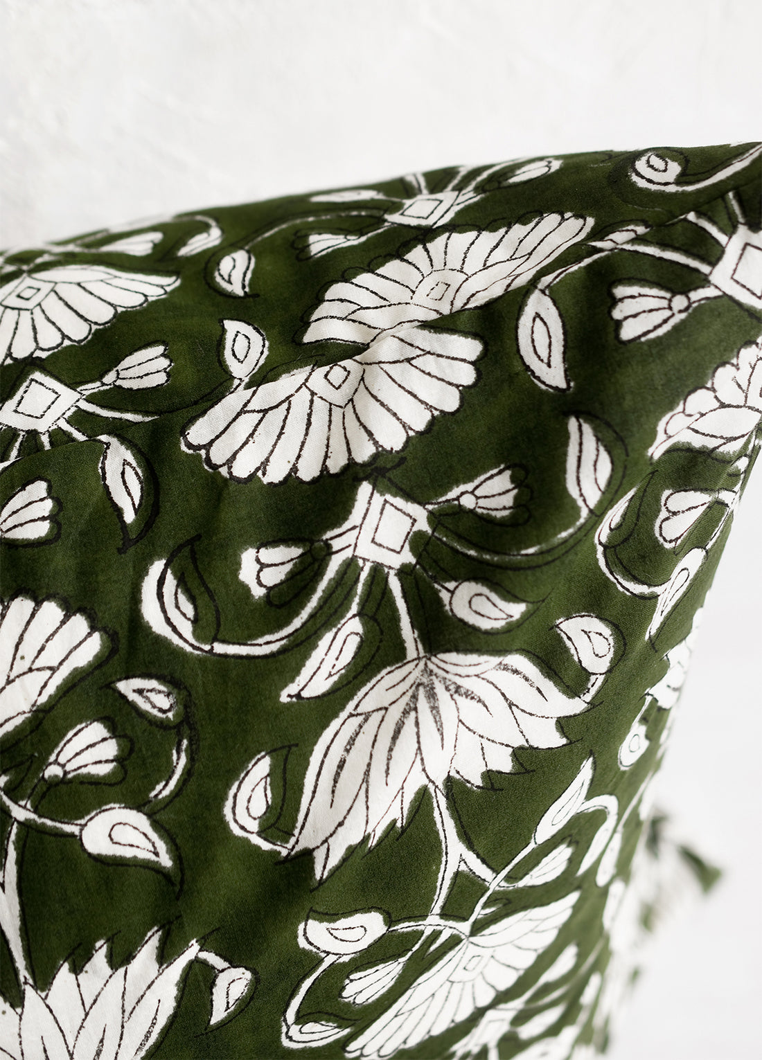 Ivy Block Print Pillow – LEIF