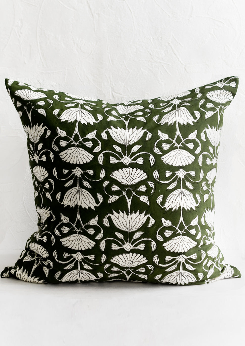 Ivy Block Print Pillow – LEIF