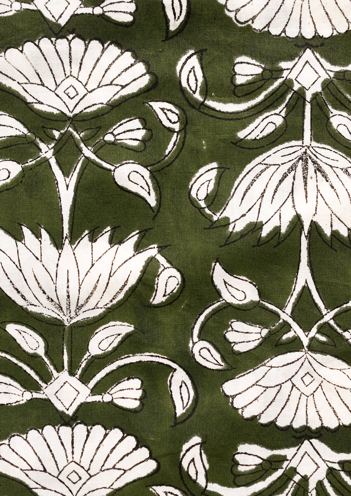 Ivy Block Print Pillow – LEIF