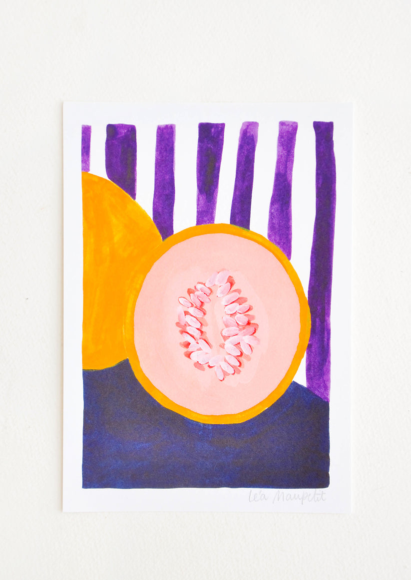 Melon Still Life Print by Léa Maupetit – LEIF