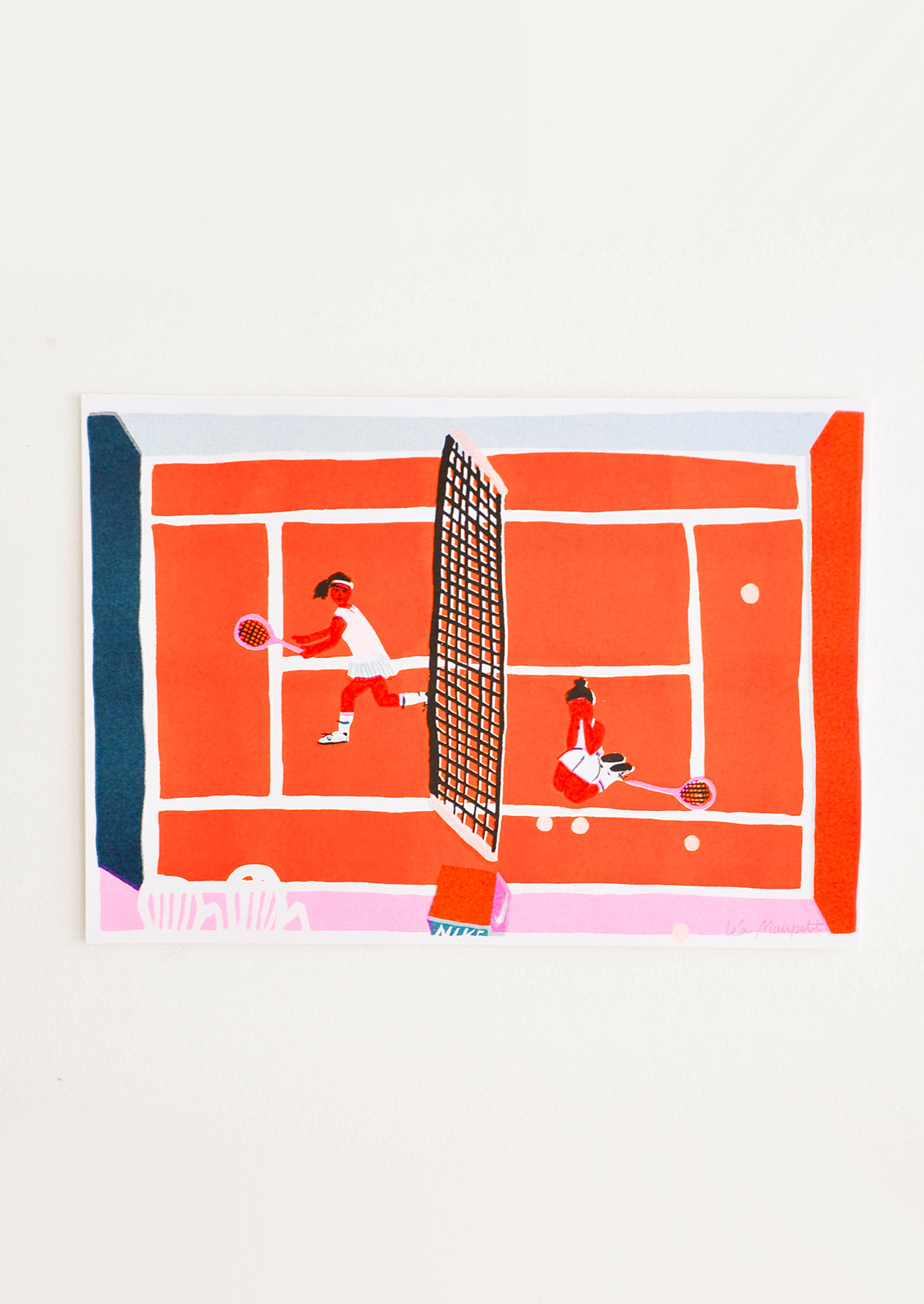 Tennis Game Print by Léa Maupetit – LEIF