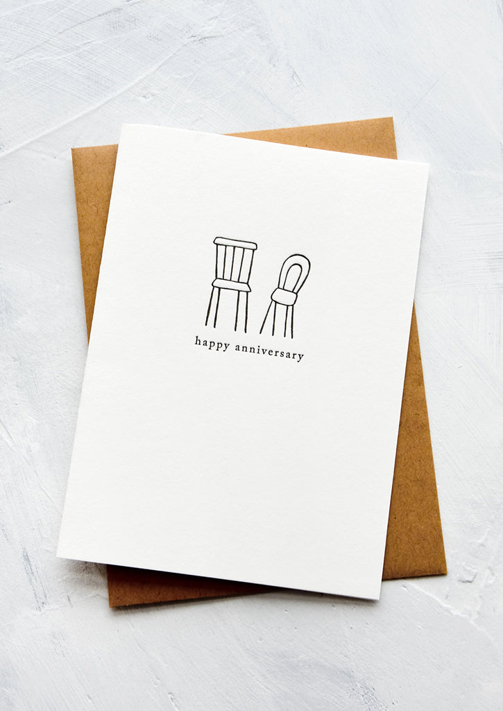 Anniversary Chairs Card