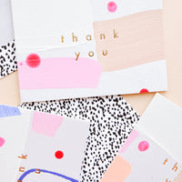 Moglea Huamei Hand Painted Thank You Card Set | LEIF