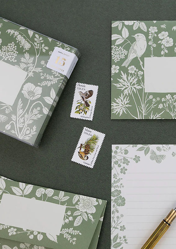 Floral Letter Writing Set