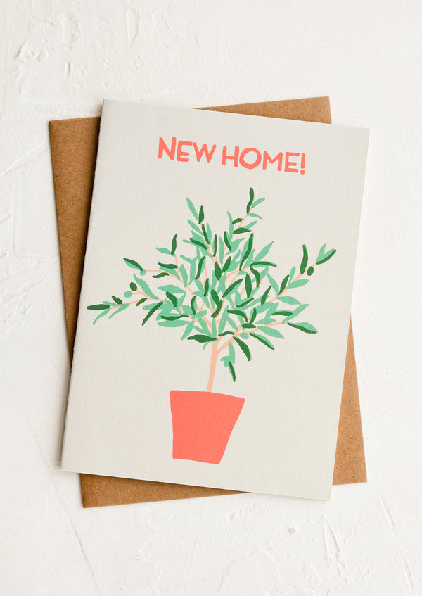 Olive Tree New Home Card by Gold Teeth | LEIF