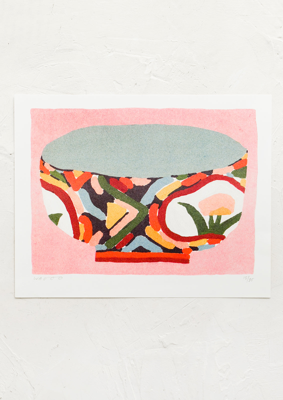 Painted Bowl Risograph Print – LEIF