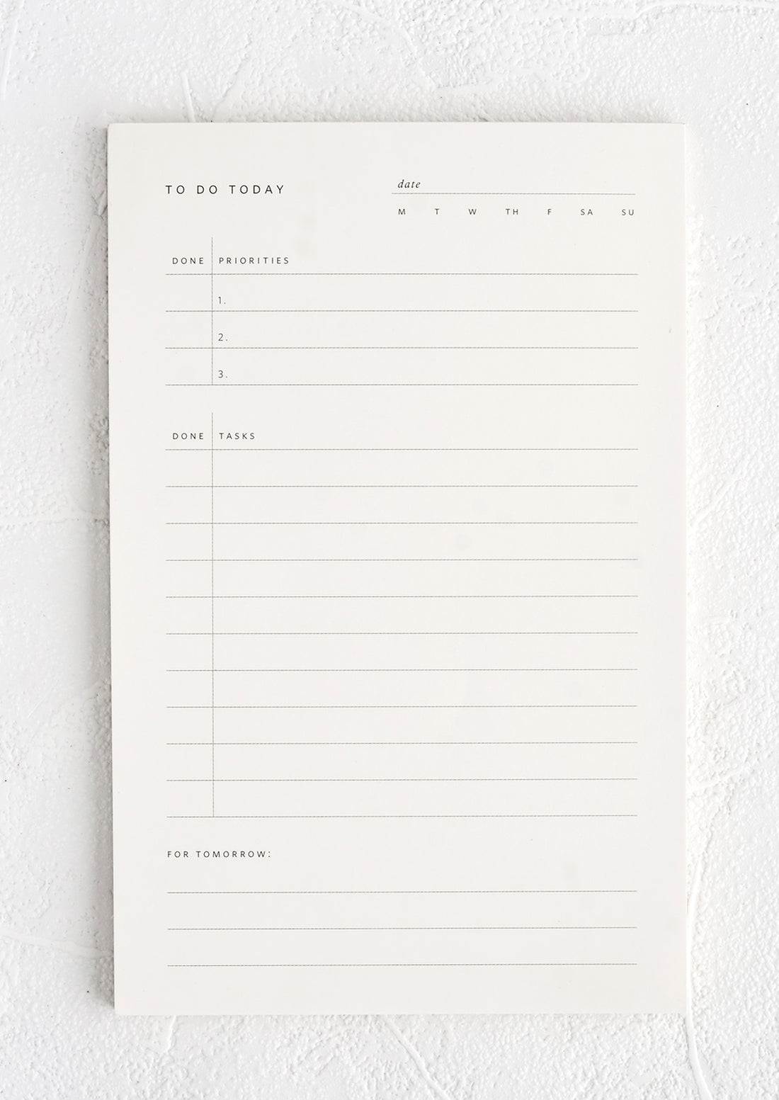 Daily List Notepad | LEIF