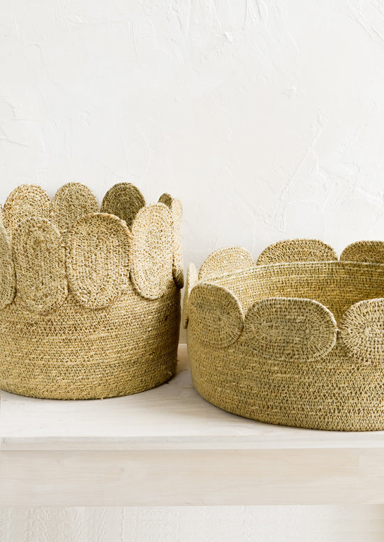 Sevilla Woven Seagrass Storage Basket | LEIF