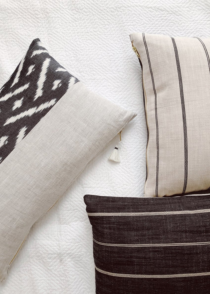 LEIF Half & Half Two Sided Pillow in Chiko