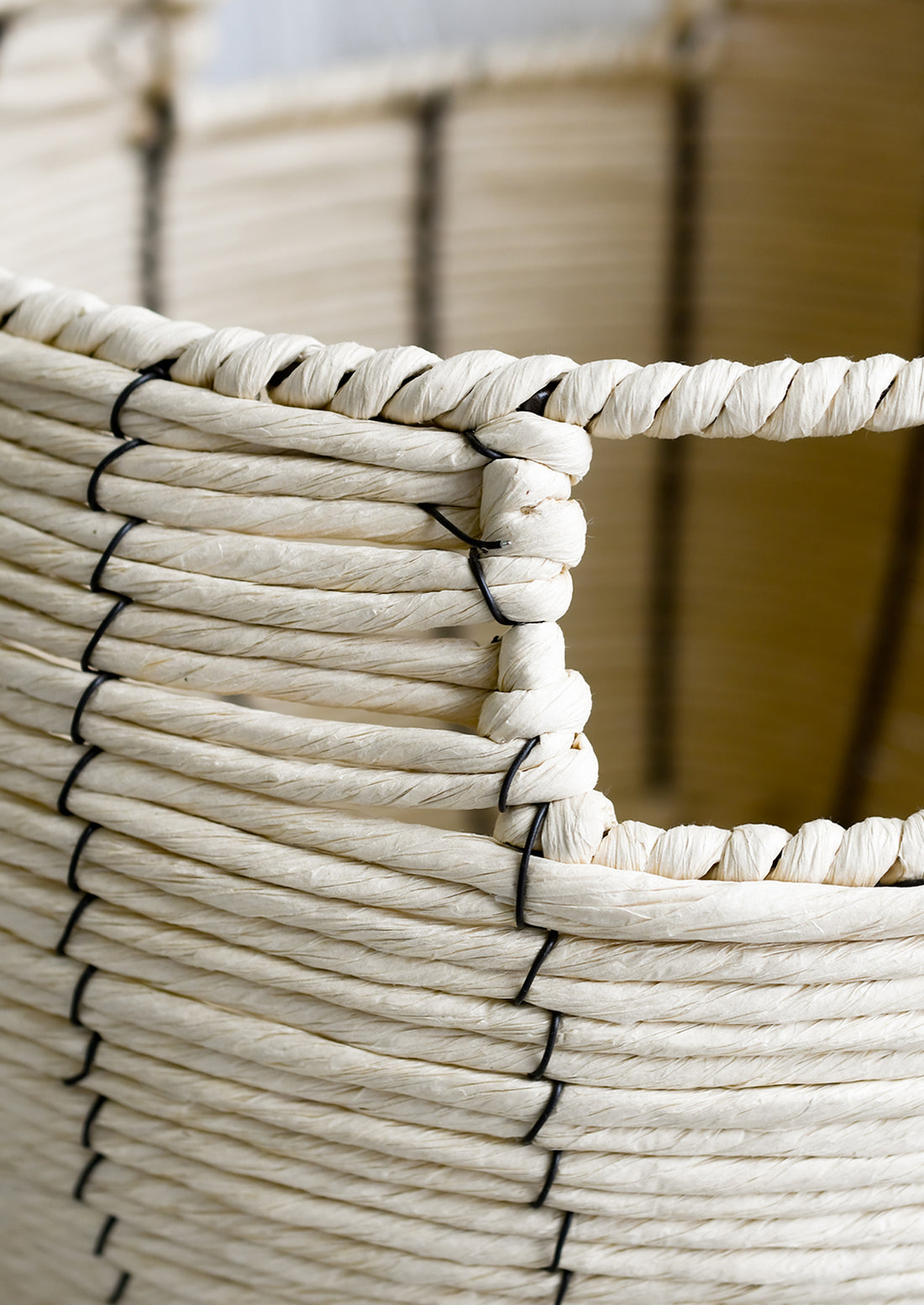 Sobi Stripe Storage Basket | LEIF