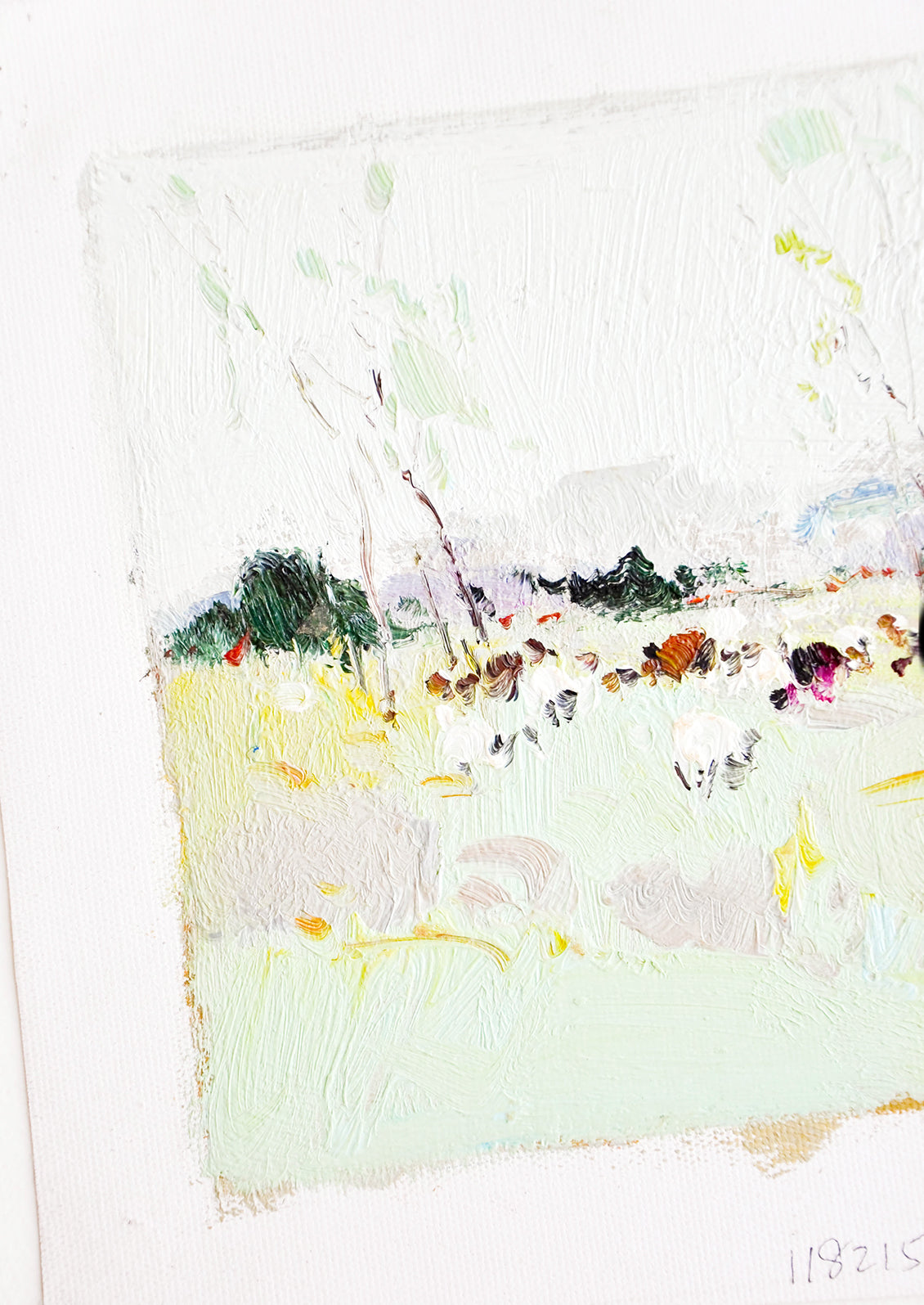 "Golden Hour in Spring" Abstract Oil Painting | LEIF